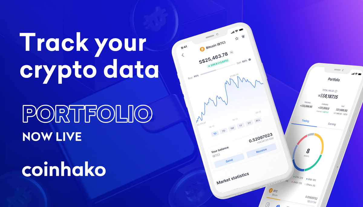 Portfolio now live on Coinhako