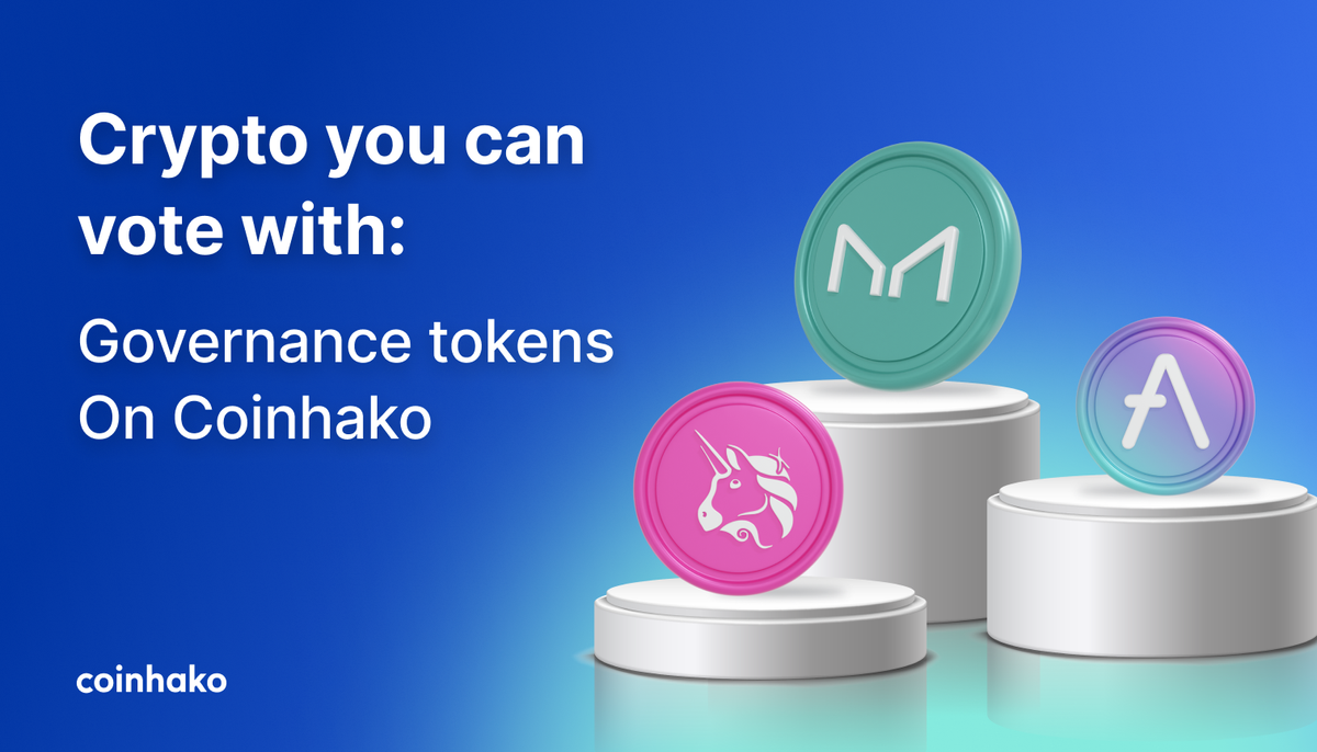 Trade for governance tokens on Coinhako